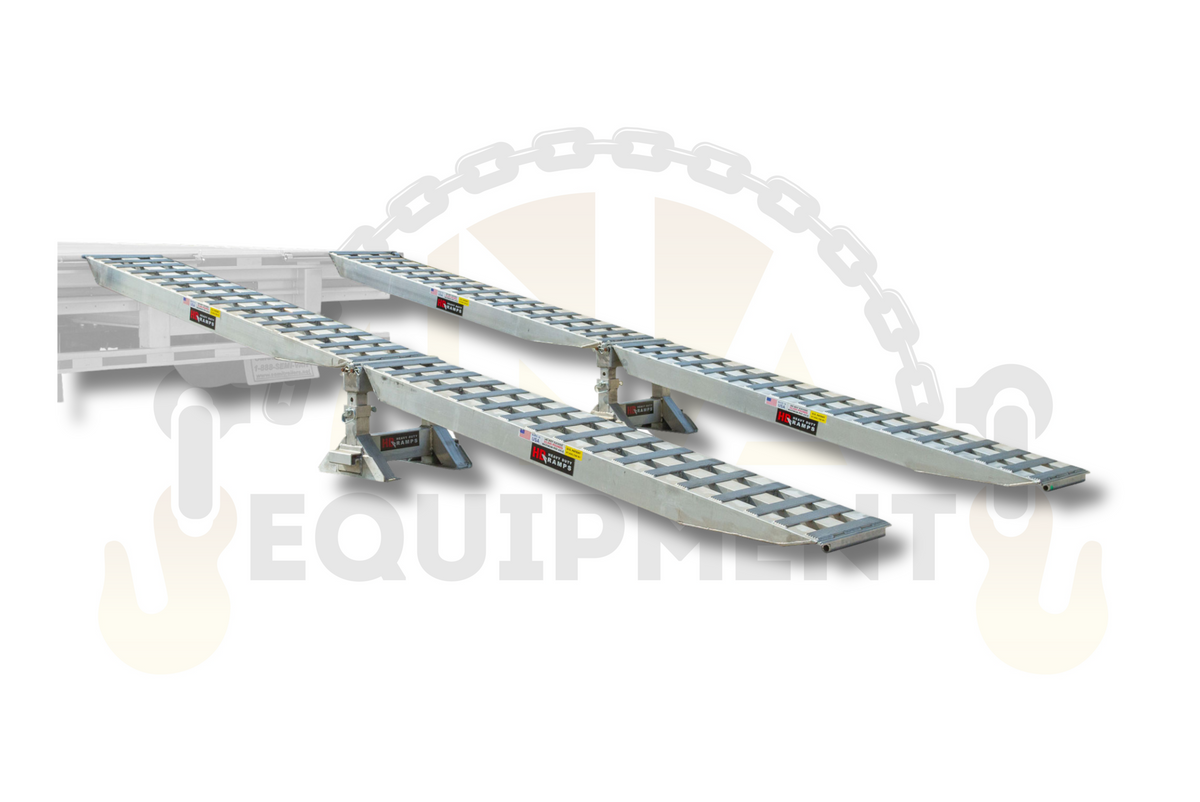 Heavy Duty Ramps 8'x18" 23,500 lbs capacity — INA Equipment®