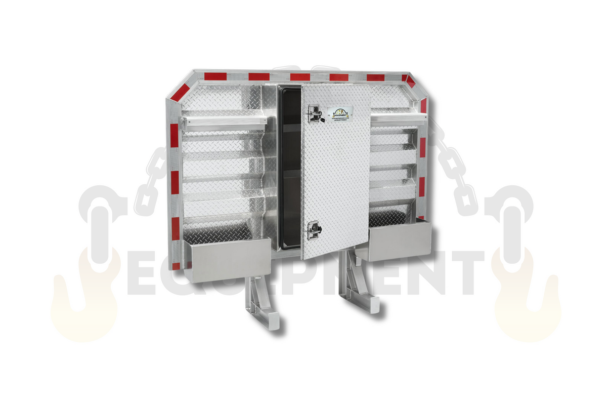 Head Rack with 3-Shelf Tool Box 68"x80" Aluminum - BEST SELLER — INA ...